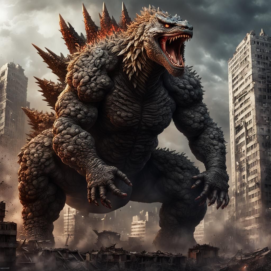 godzilla - AI Generated Artwork - NightCafe Creator