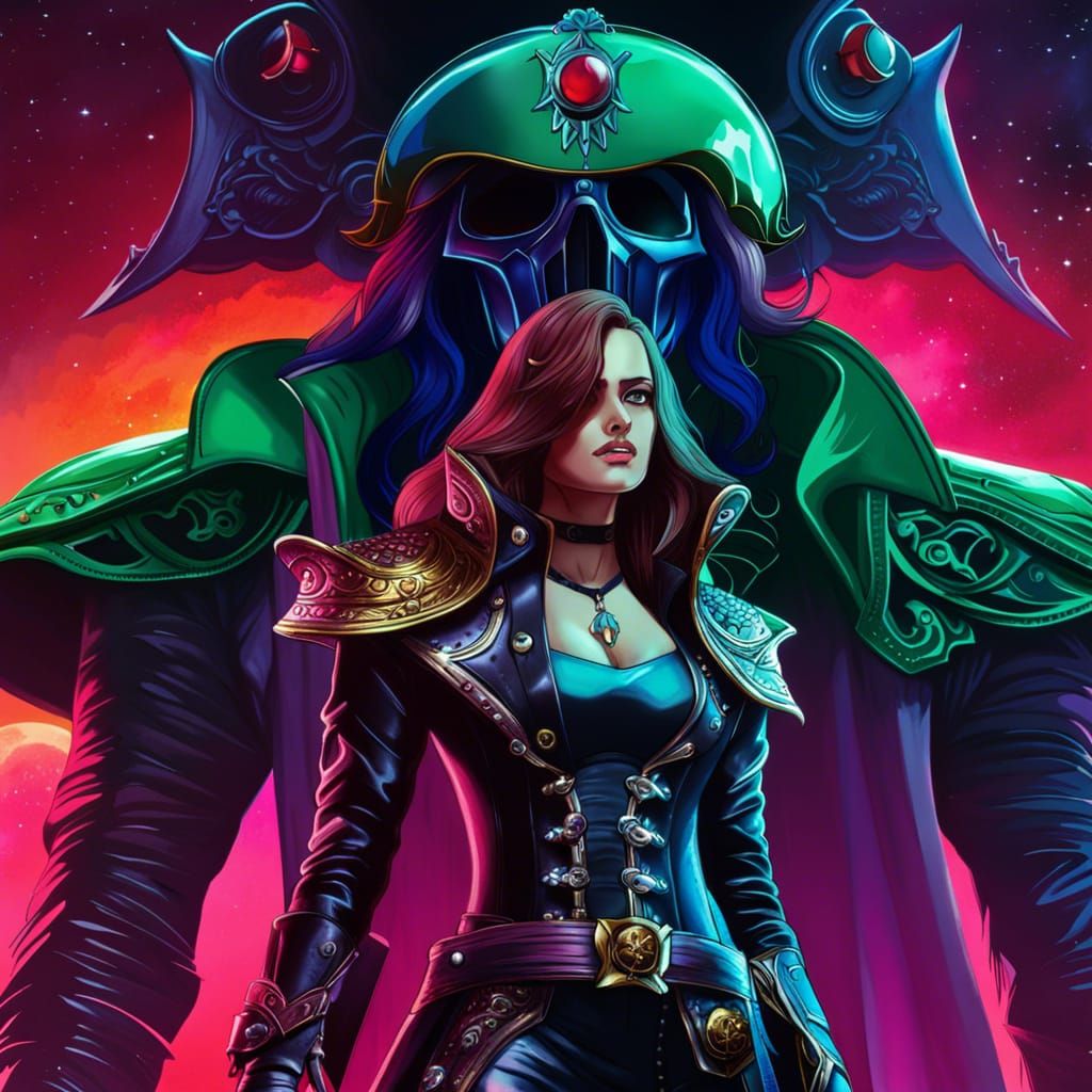 Pirate Channeling Her Inner Demon - AI Generated Artwork - NightCafe ...