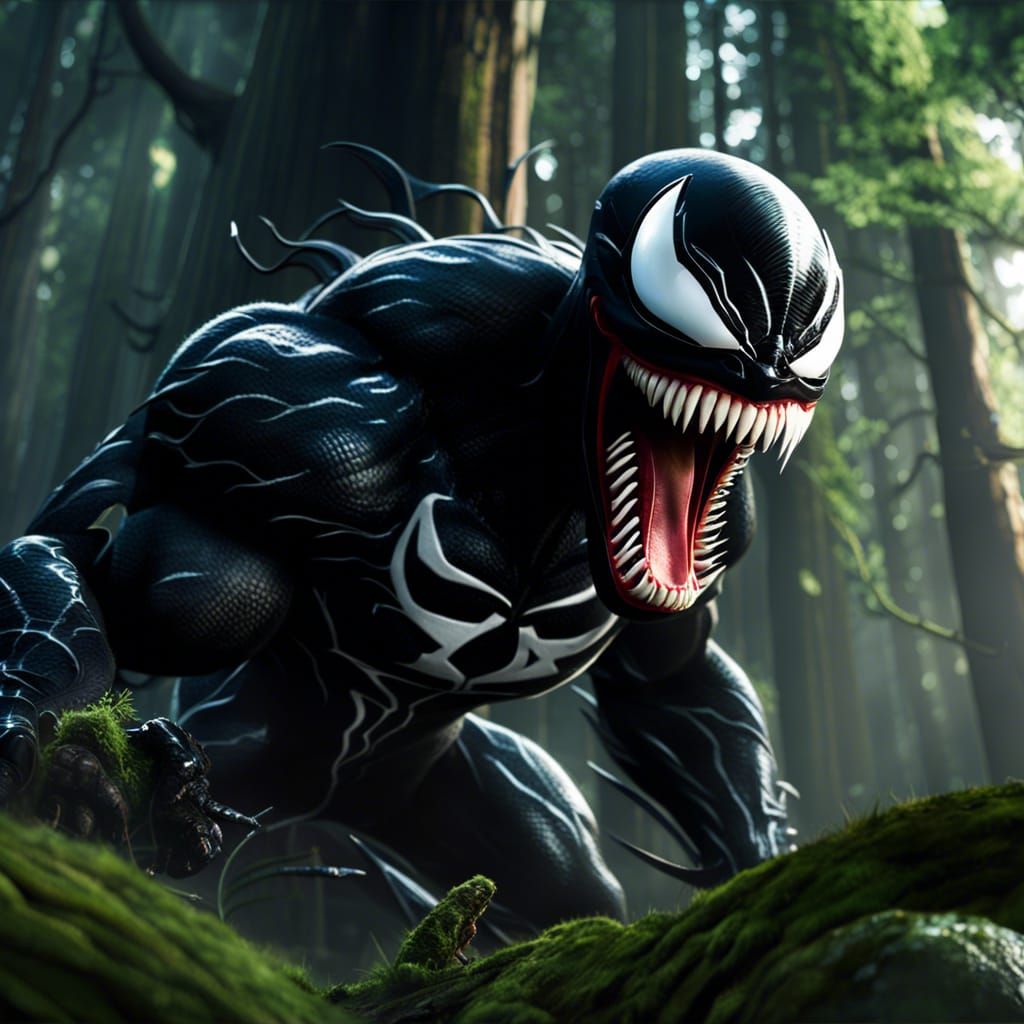 Angry Venom - AI Generated Artwork - NightCafe Creator