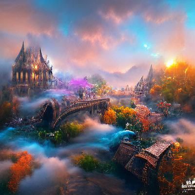Beautiful fantasy detailed matte painting, deep color, fantastical ...