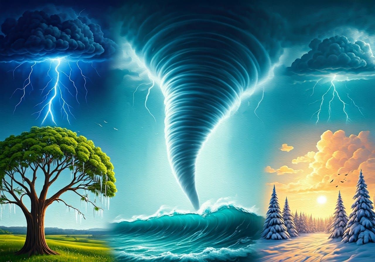 Weather is Fickle - Vibrant Weather Vignettes in a Turner-In...