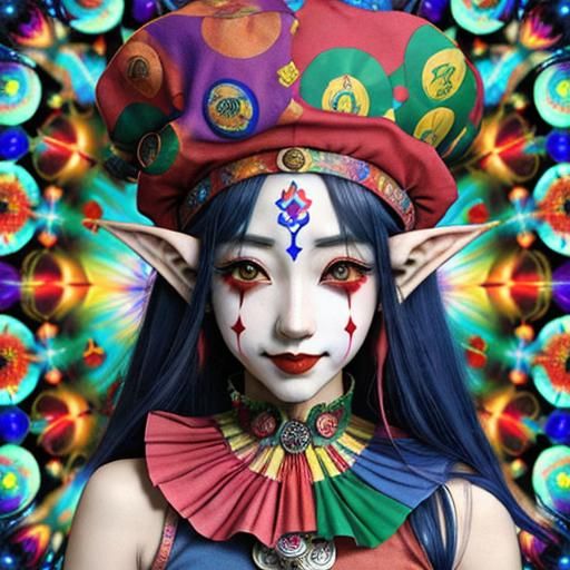 DMT Jester i - AI Generated Artwork - NightCafe Creator
