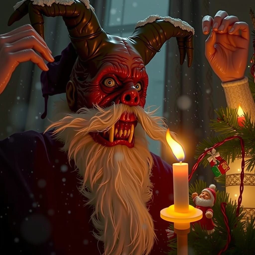 Sinister Santa Claus, Twisted by Bloop Whale Horro... - AI Art