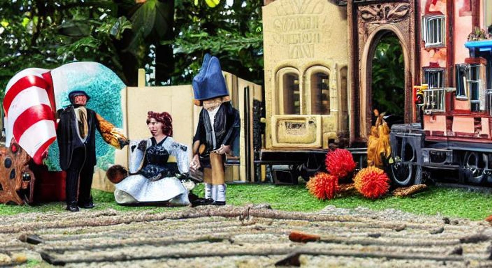 scene of the crime, damsel in distress pretty maiden being bound and ...