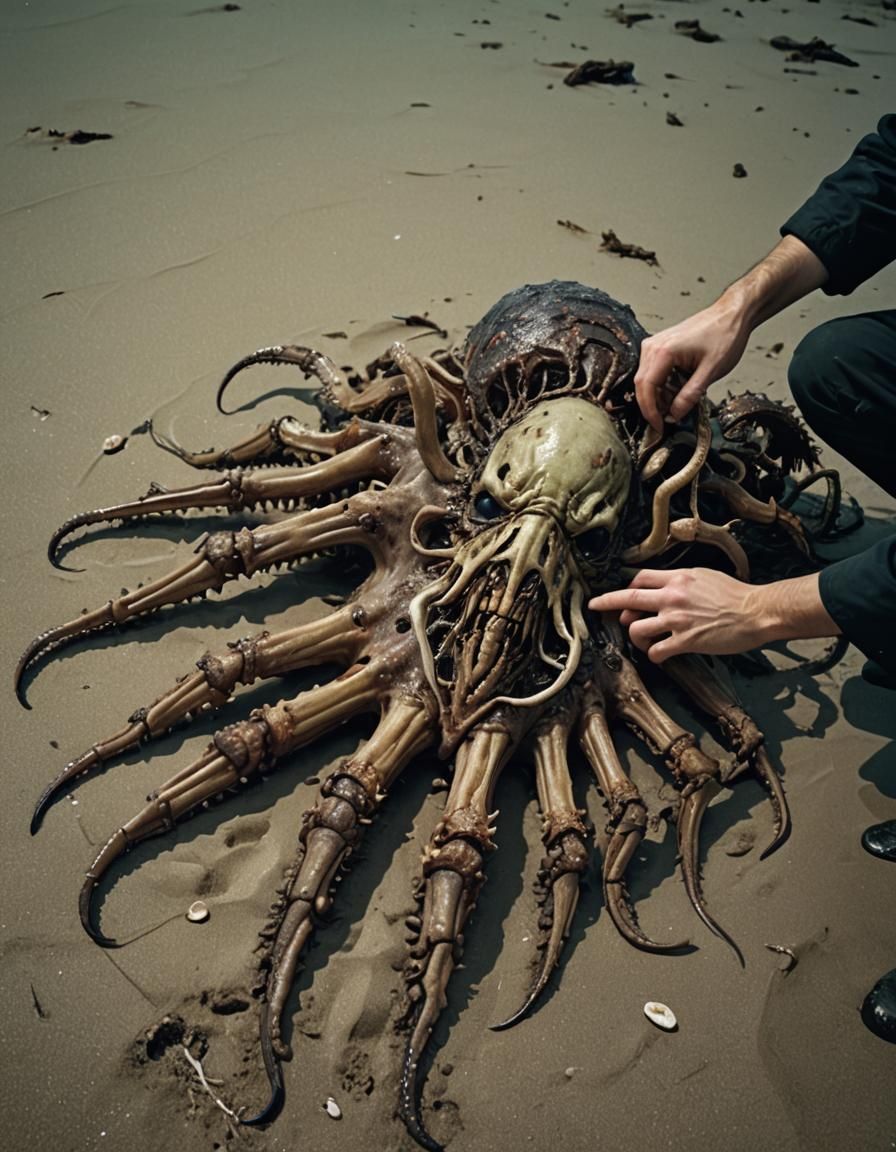 Remains of a deep one - AI Generated Artwork - NightCafe Creator