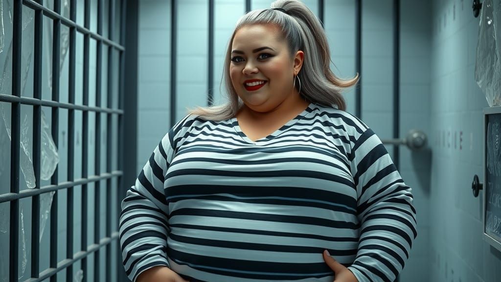 Inmate at the Ice Prison - Glamorous Ice Prison Guard