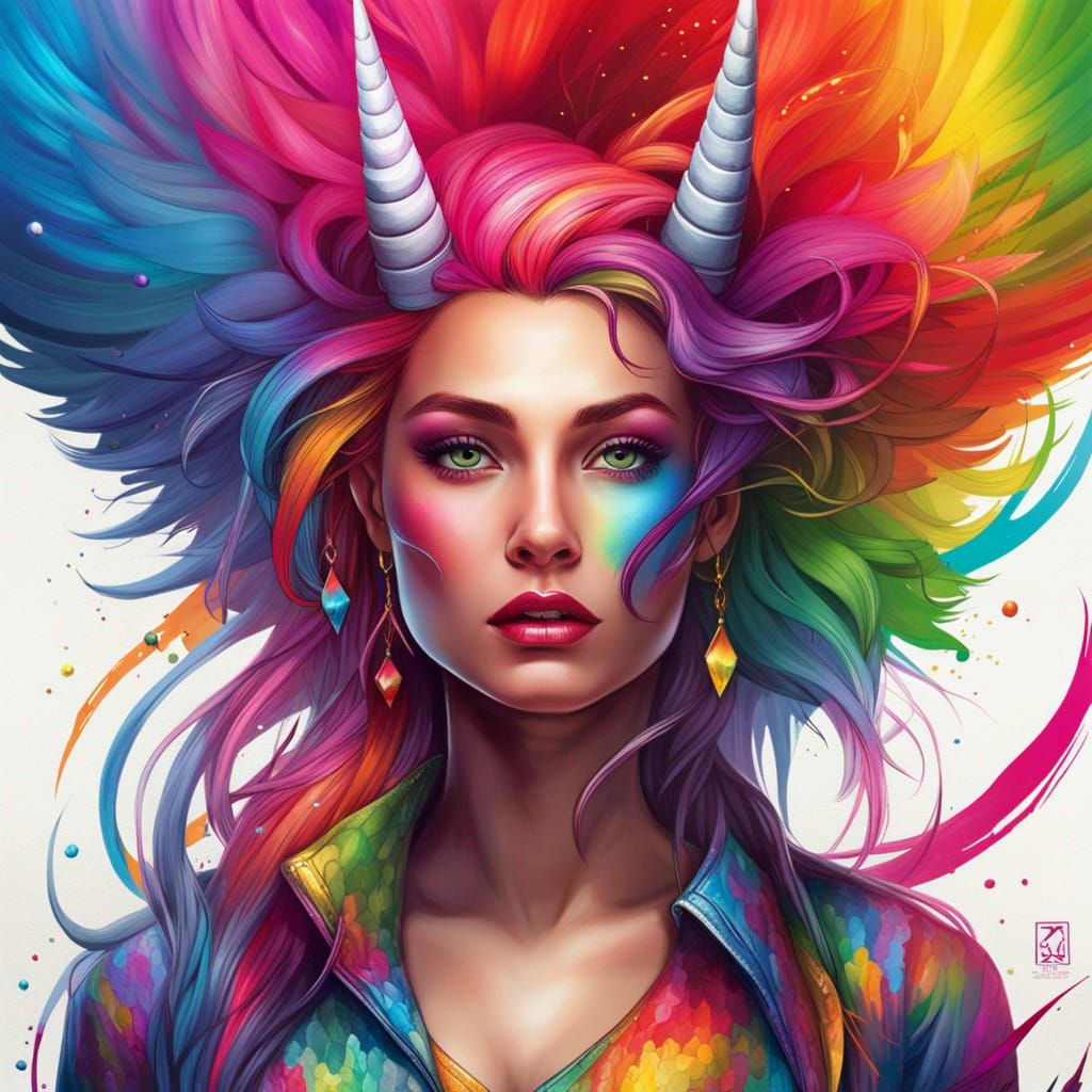 Colorful devil - AI Generated Artwork - NightCafe Creator