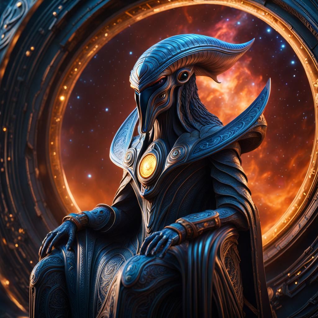 Alien pilot - AI Generated Artwork - NightCafe Creator