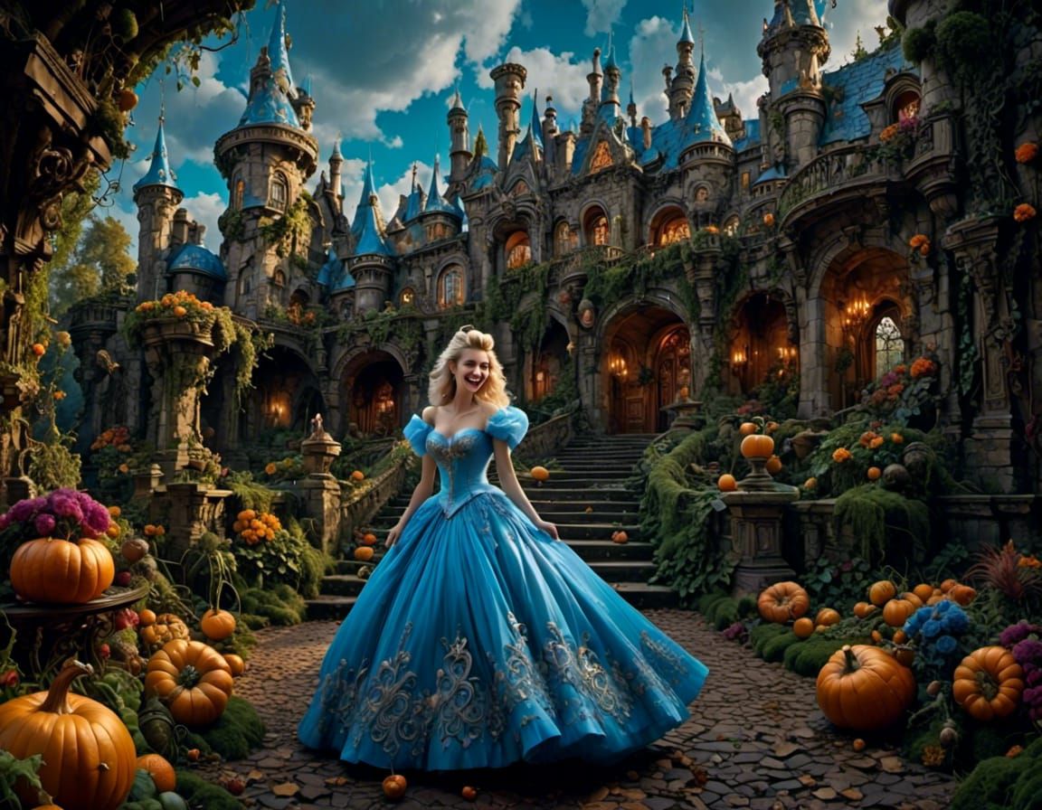 Magic Cinderella story - AI Generated Artwork - NightCafe Creator