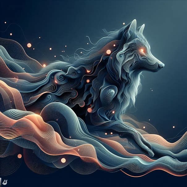 Wave Wolf - AI Generated Artwork - NightCafe Creator