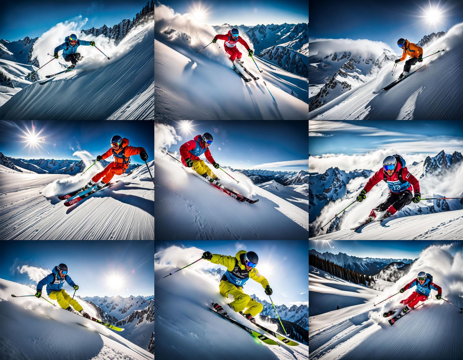 Intense skiing photography by Blake Jorgensen Oskar enander airic ...