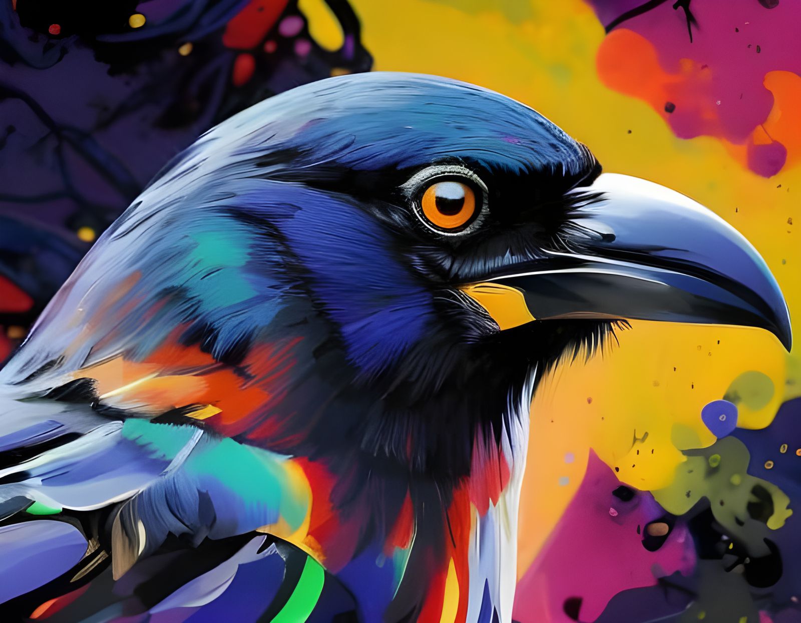 Crow! - AI Generated Artwork - NightCafe Creator