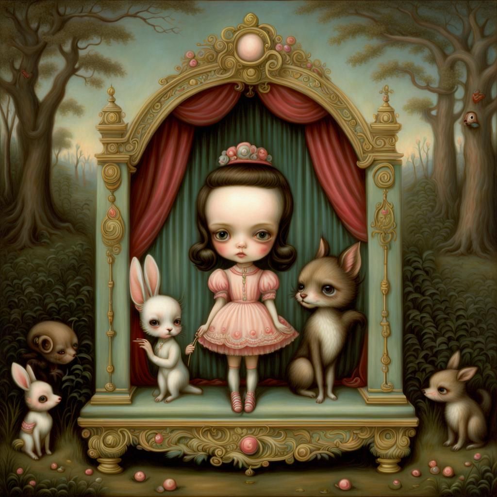 By Mark Ryden - AI Generated Artwork - NightCafe Creator