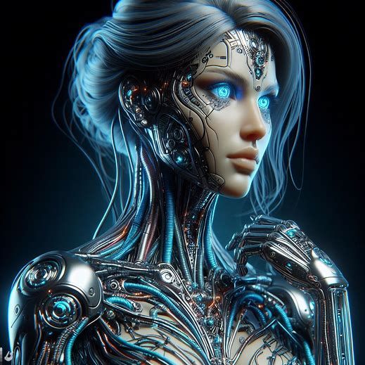 Fembot - AI Generated Artwork - NightCafe Creator