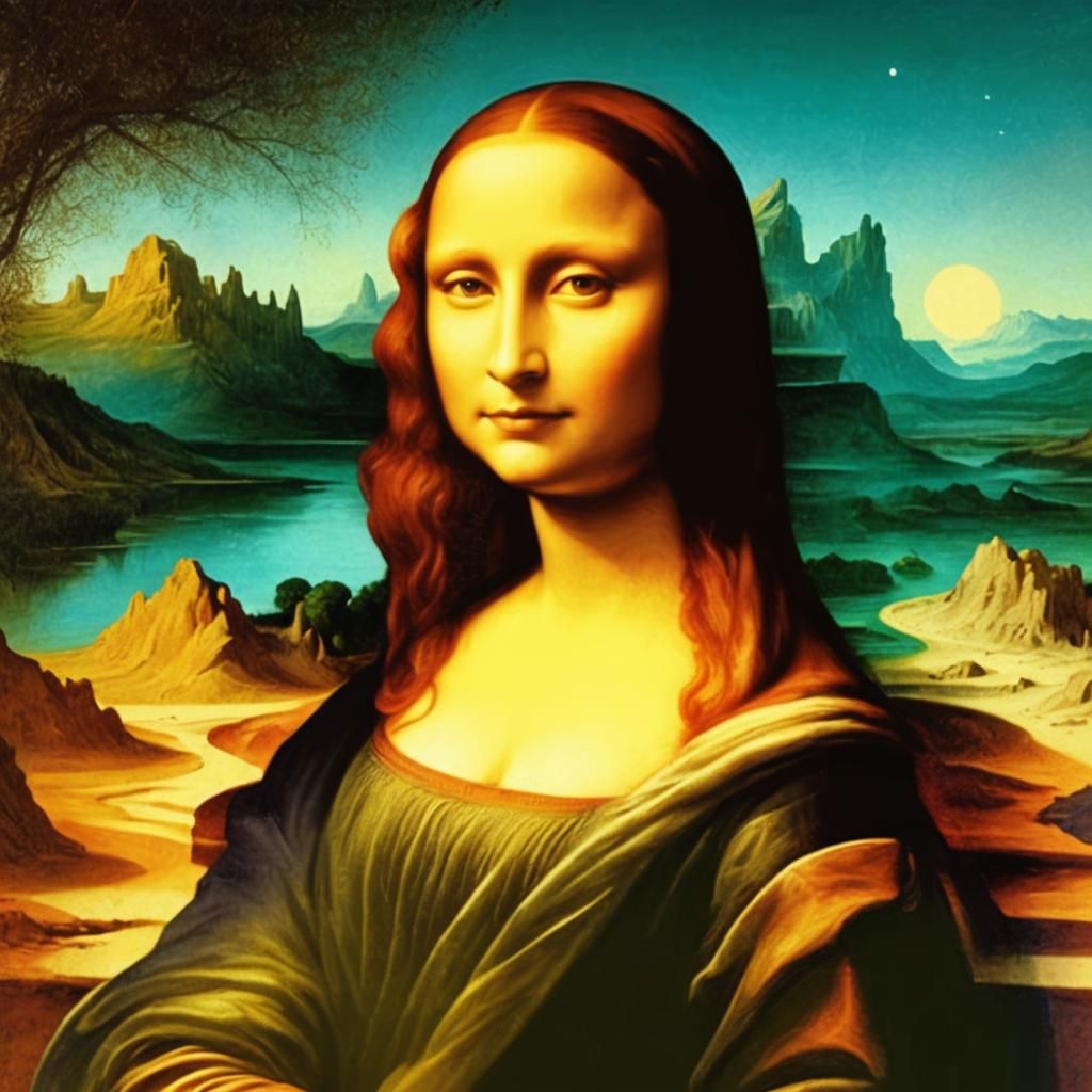My Lisa Don't Mona #2 - AI Generated Artwork - NightCafe Creator