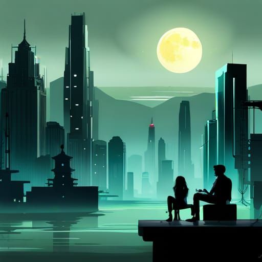 Cyberpunk city (SDXL Beta) #2 - AI Generated Artwork - NightCafe Creator