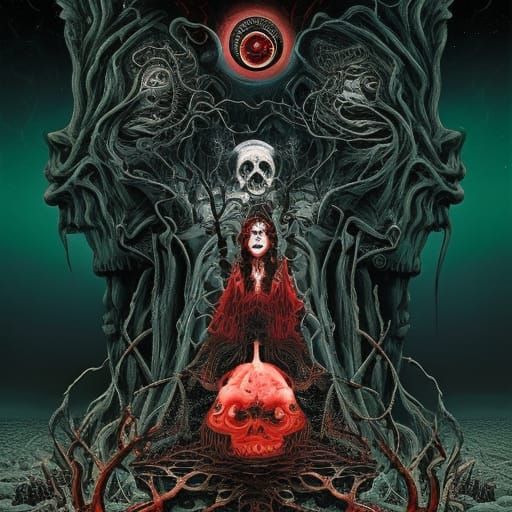 "Brains and Eyes on LSD" - AI Generated Artwork - NightCafe Creator