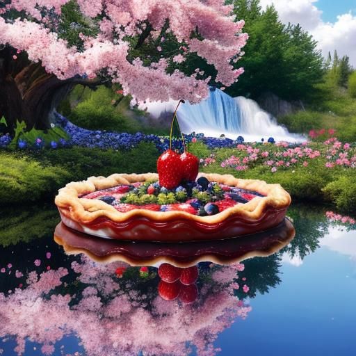 Forest pie - AI Generated Artwork - NightCafe Creator