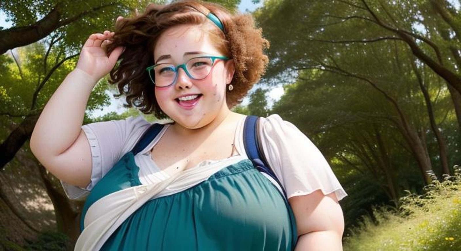 (PROFESSIONAL PHOTOGRAPHIC PORTRAIT, BOKEH, (((CHUBBY FAT OBESE ...