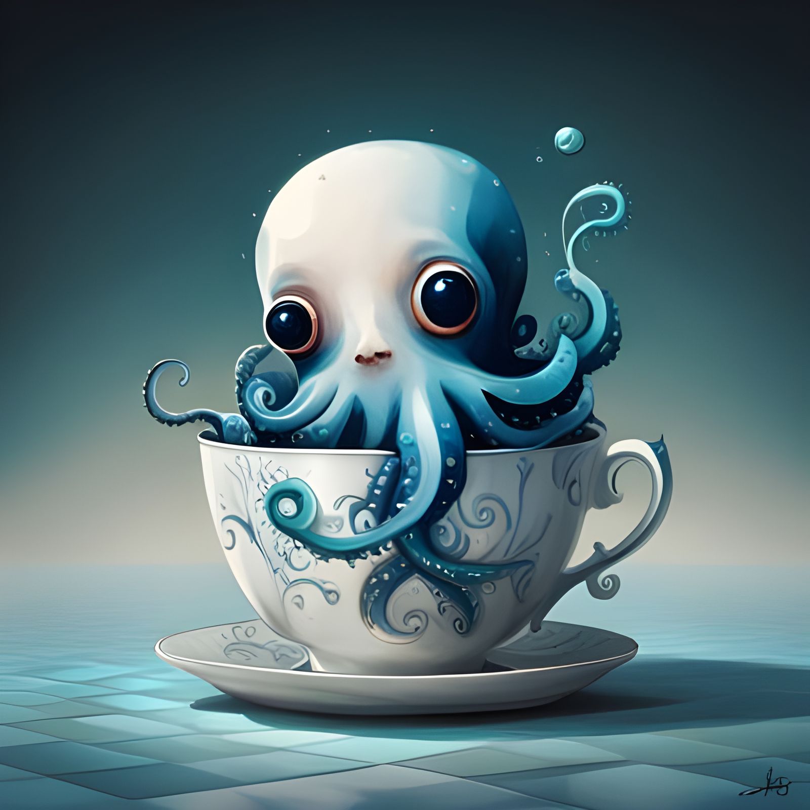 Octopus 146 - AI Generated Artwork - NightCafe Creator