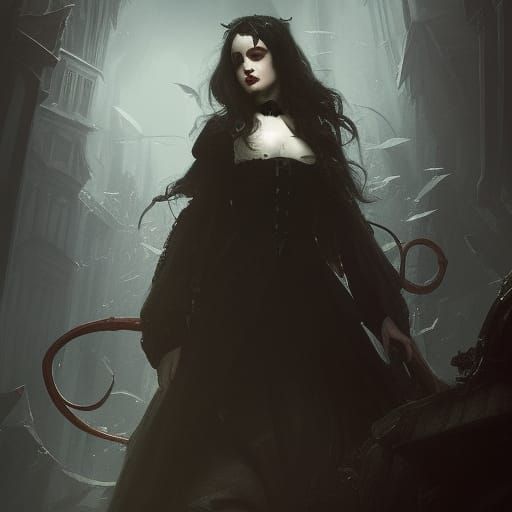 Victorian era vampire - AI Generated Artwork - NightCafe Creator