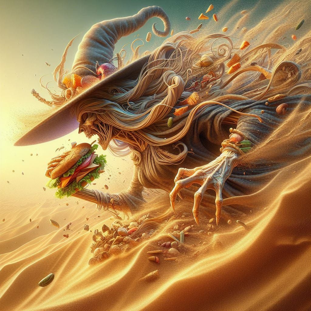 Sand Witch - AI Generated Artwork - NightCafe Creator