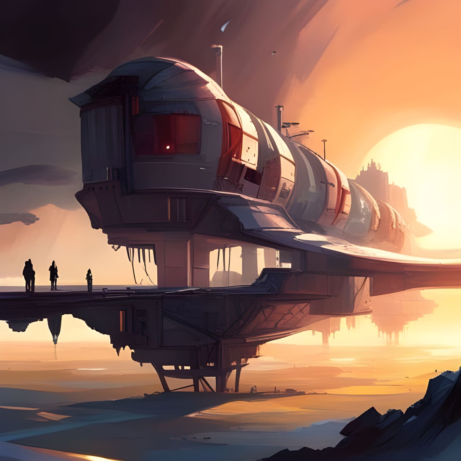 The last space station before nowhere… - AI Generated Artwork ...