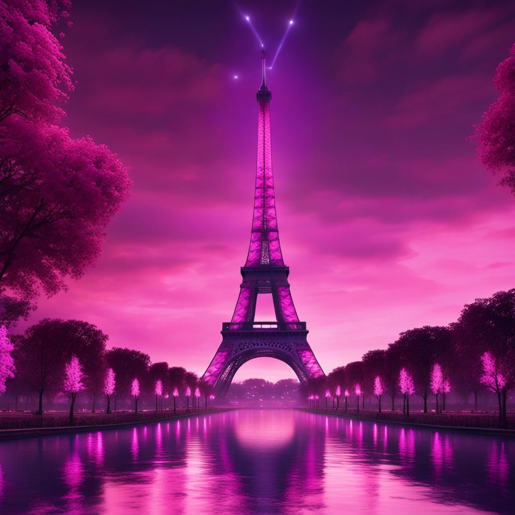 Eiffel Tower - AI Generated Artwork - NightCafe Creator