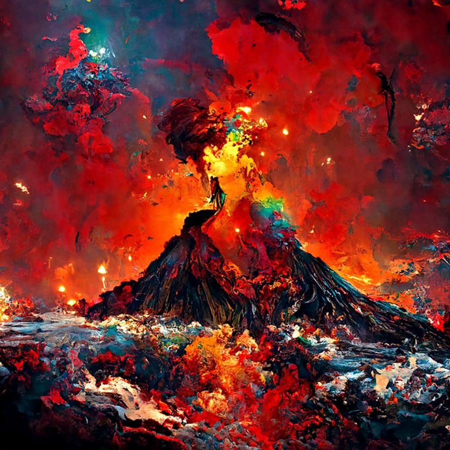 Coherent eruption - AI Generated Artwork - NightCafe Creator