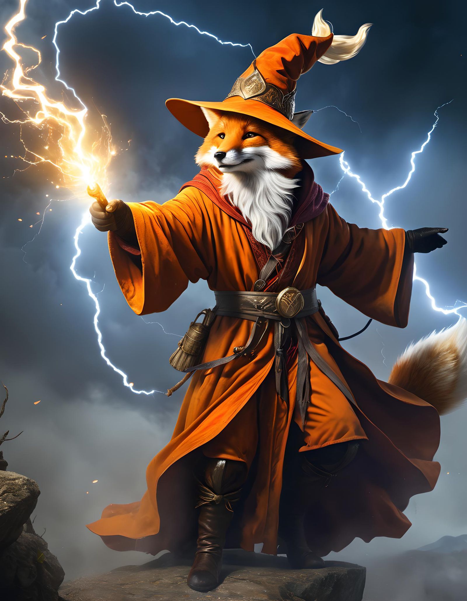 Fox Wizard - AI Generated Artwork - NightCafe Creator