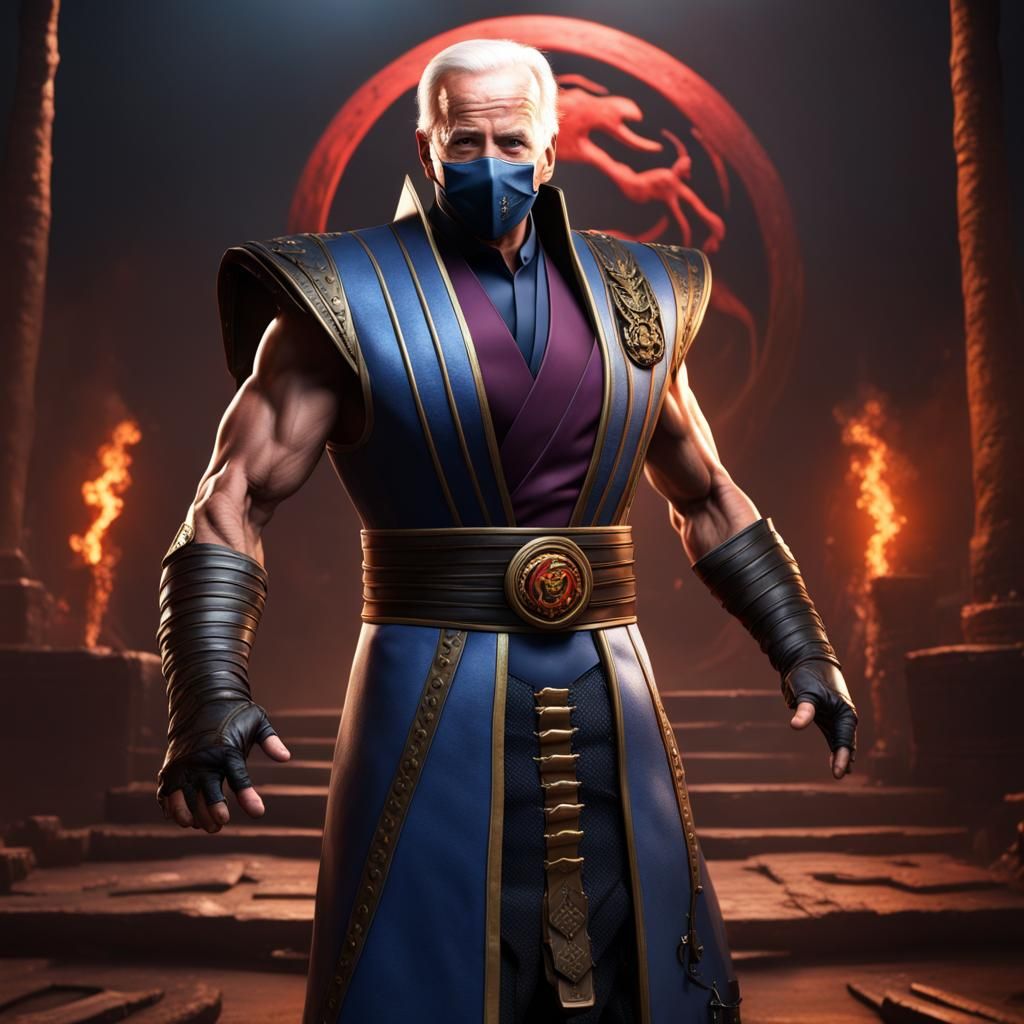 Joe biden as a mortal kombat character - AI Generated Artwork ...