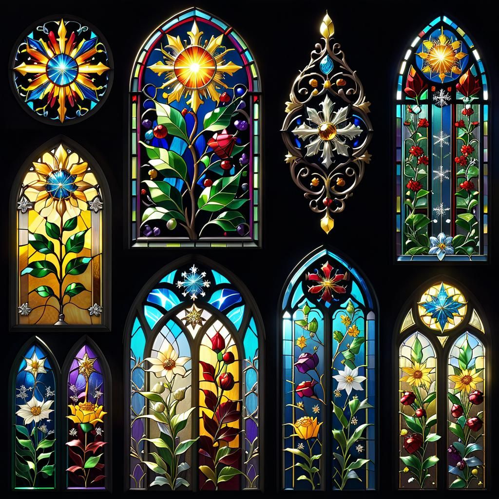 The beauty of stained glass windows - AI Generated Artwork - NightCafe ...