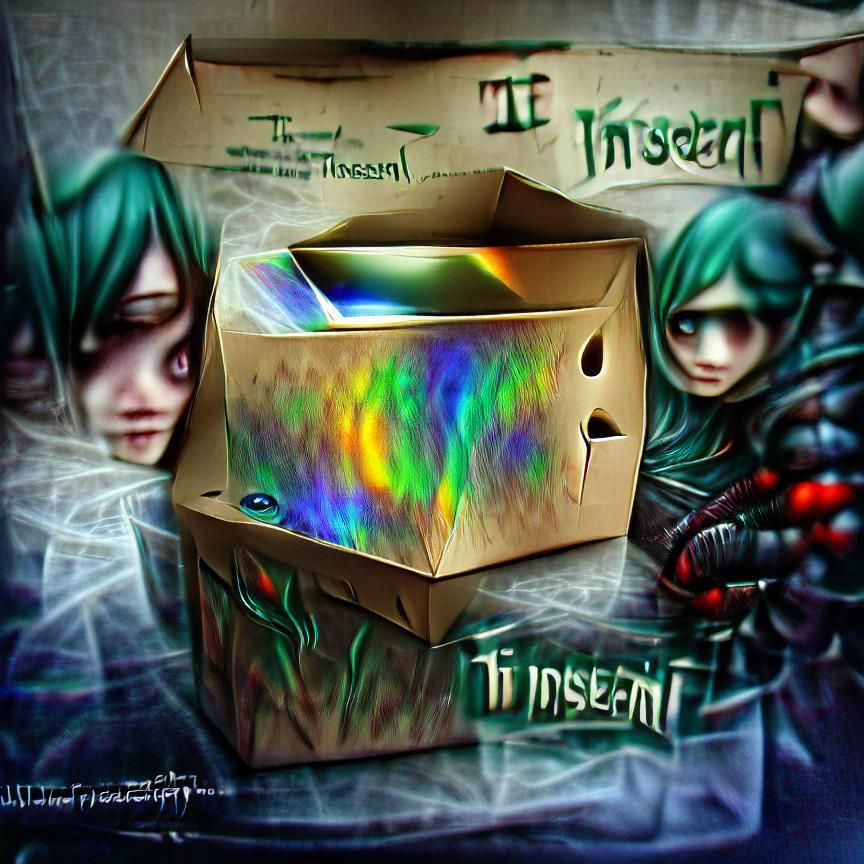 There is a thing inside this box - AI Generated Artwork - NightCafe Creator