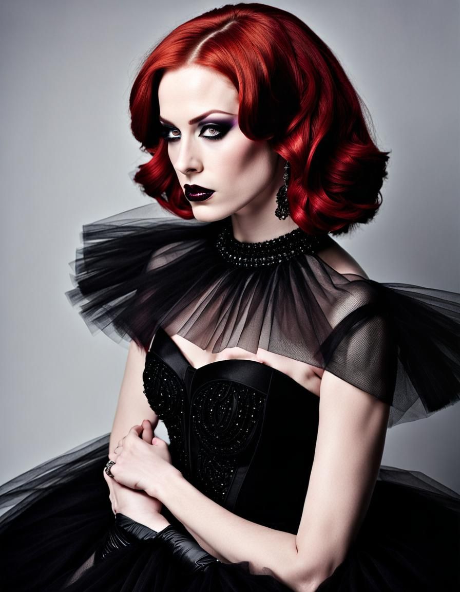 Ms. Goth's Fear - AI Generated Artwork - NightCafe Creator