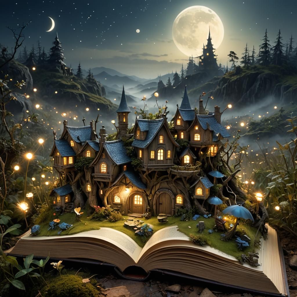 Fantasy Book - AI Generated Artwork - NightCafe Creator