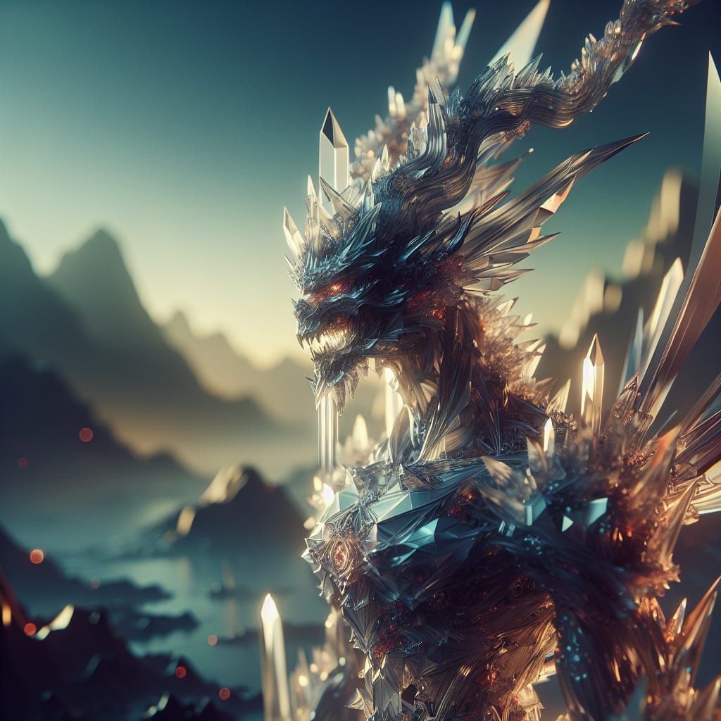 Daily Demon: Crystal 492 - AI Generated Artwork - NightCafe Creator