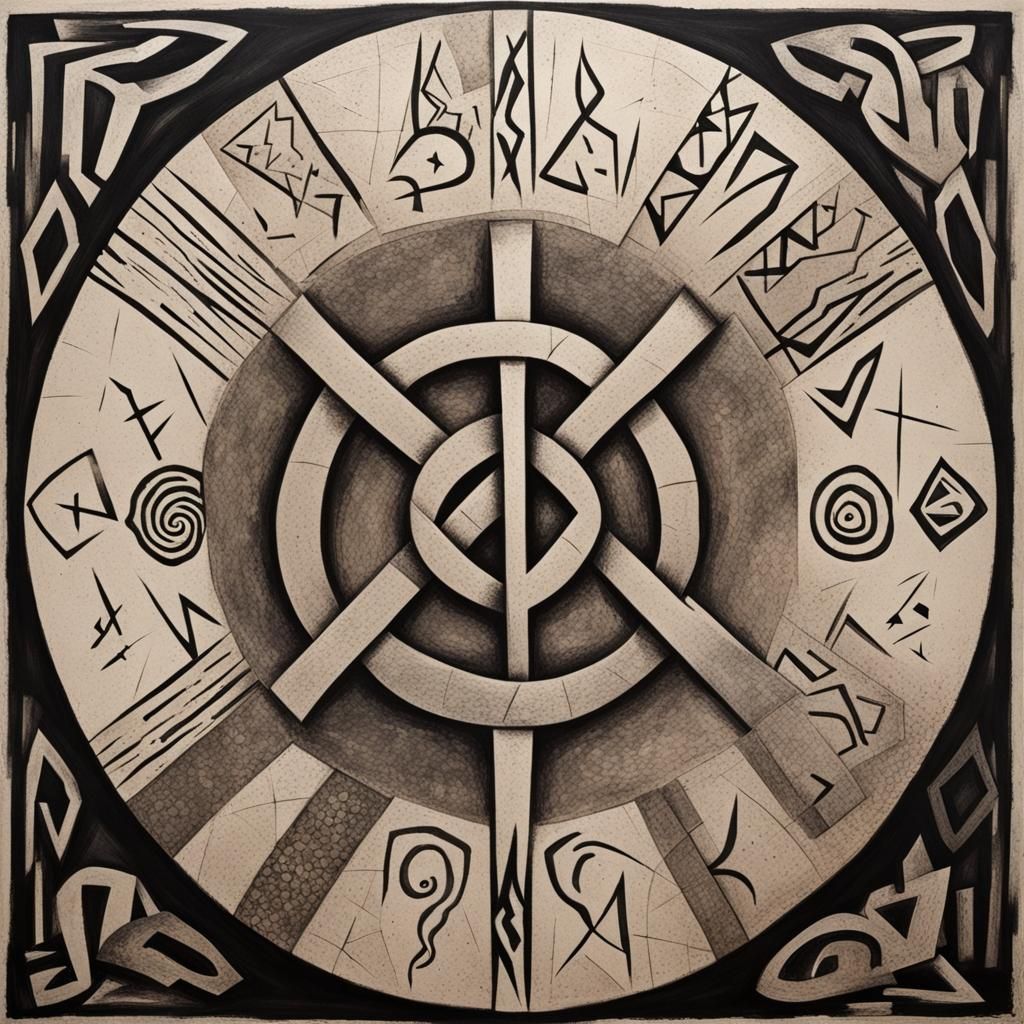 runes In the abstract as inspiration for modern artists - AI Generated ...