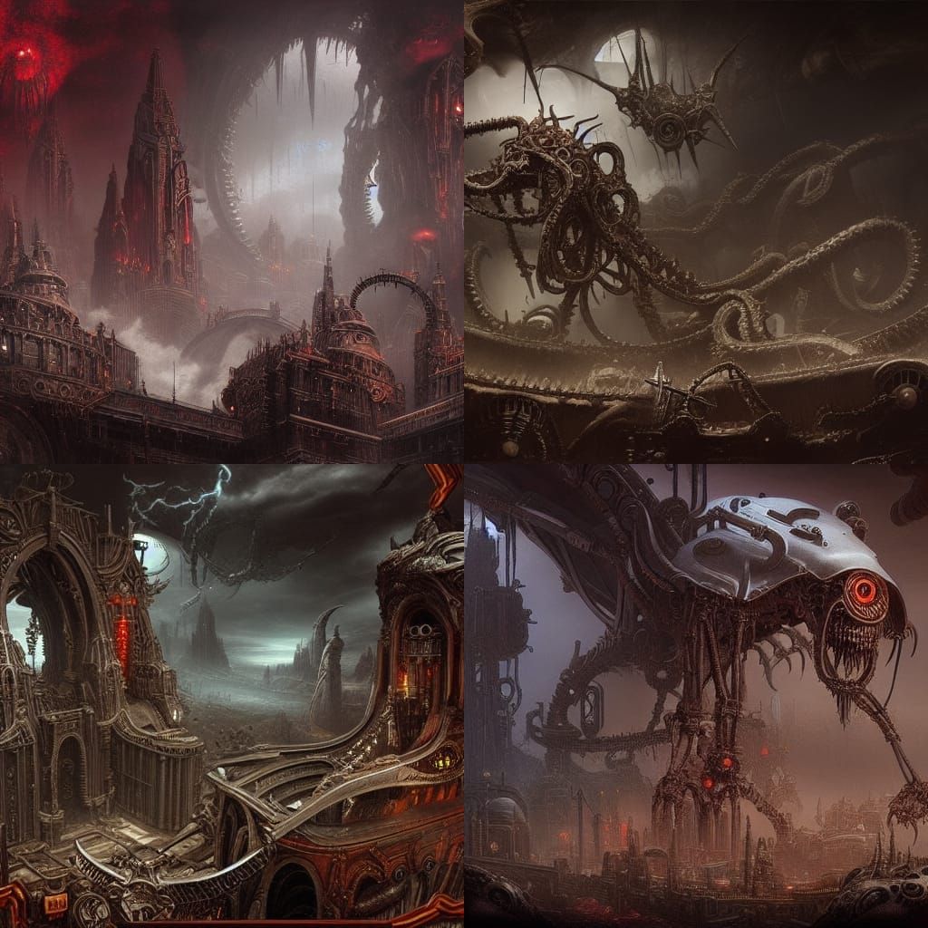 Mechanicus Horrors - AI Generated Artwork - NightCafe Creator