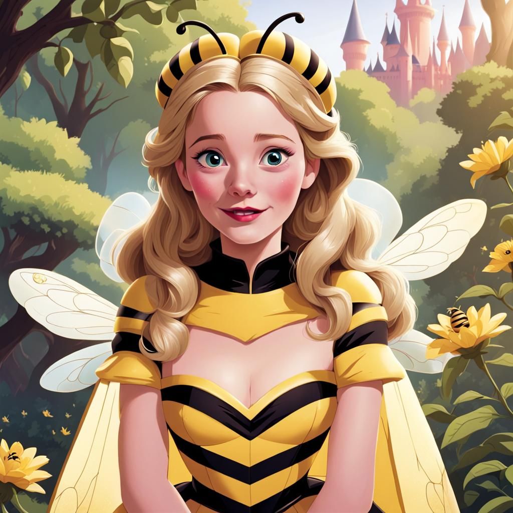 princess bee - AI Generated Artwork - NightCafe Creator