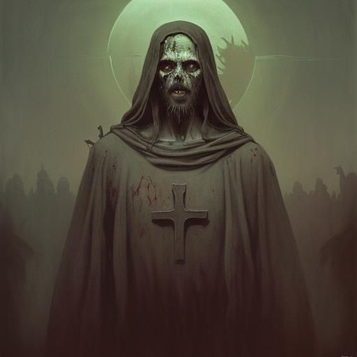 zombie Jesus Christ (by Zdzislaw Beksinski - AI Generated Artwork ...