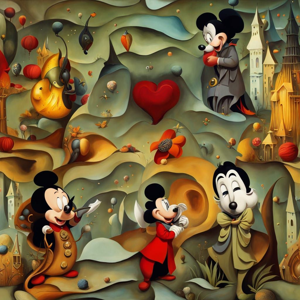 Typical 'Mouse House' story. (Lower left) Wizard empowers mouse who sue ...