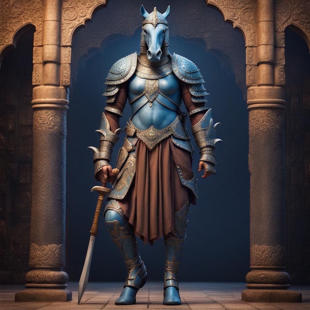 Asvamukha Female Oracle - AI Generated Artwork - NightCafe Creator