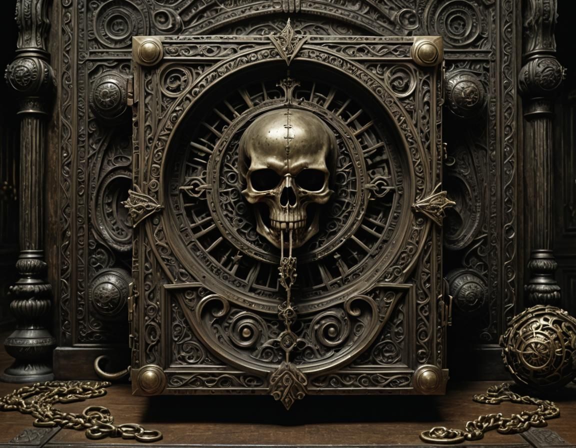 Cryptic Eldritch Puzzle Box - AI Generated Artwork - NightCafe Creator