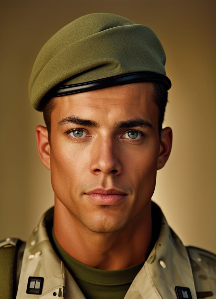Military man - AI Generated Artwork - NightCafe Creator