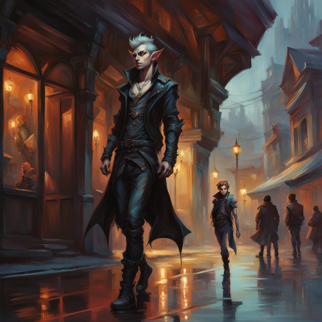 Elf Punk 231204A - AI Generated Artwork - NightCafe Creator