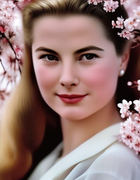 Grace Kelly - AI Generated Artwork - NightCafe Creator
