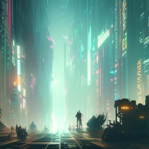 Cyberpunk - AI Generated Artwork - NightCafe Creator