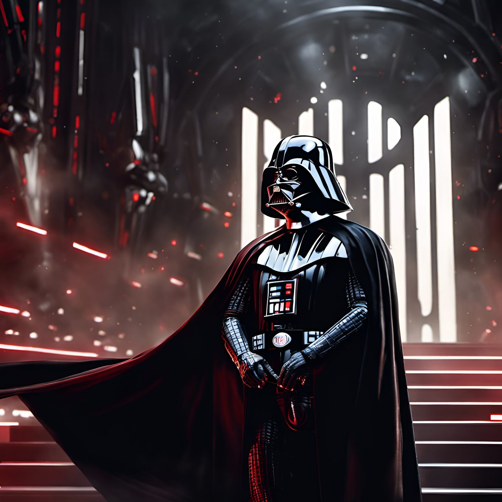 Darth Vader, Mustafar - AI Generated Artwork - NightCafe Creator