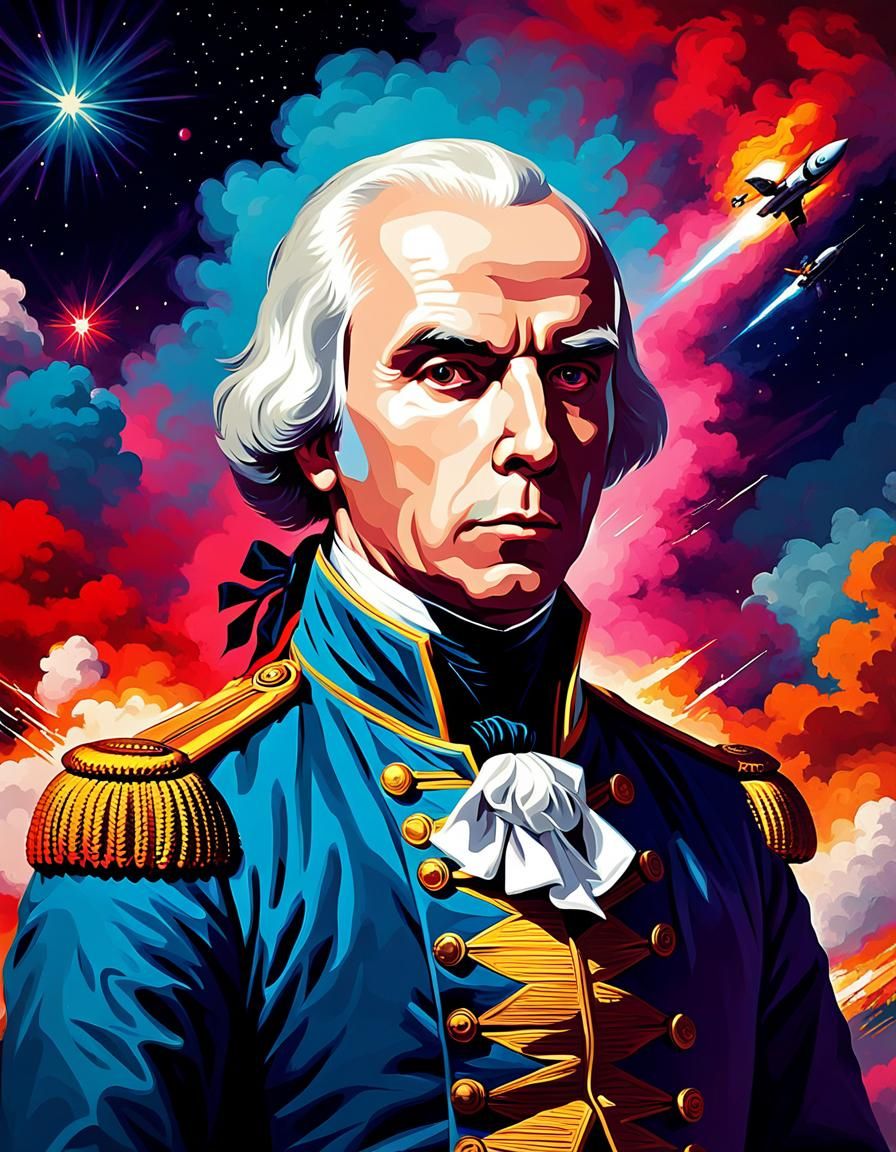 James Madison, - AI Generated Artwork - NightCafe Creator