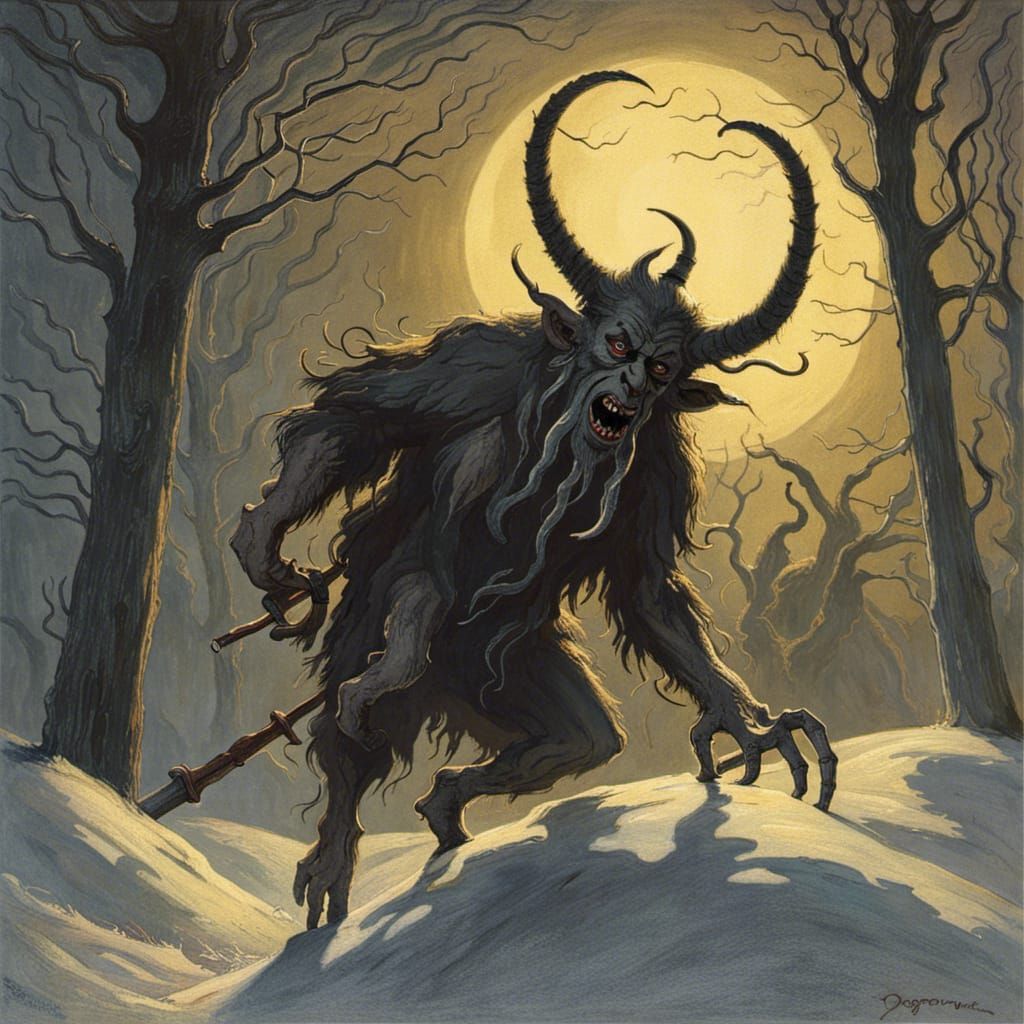 Krampus - AI Generated Artwork - NightCafe Creator